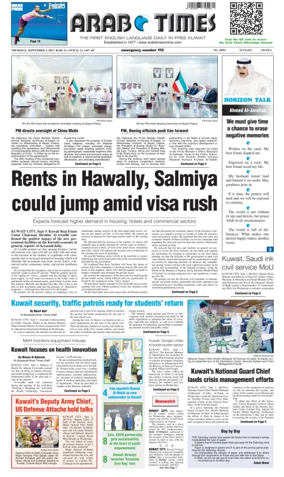 Read Arab Times Online - Global Newspapers